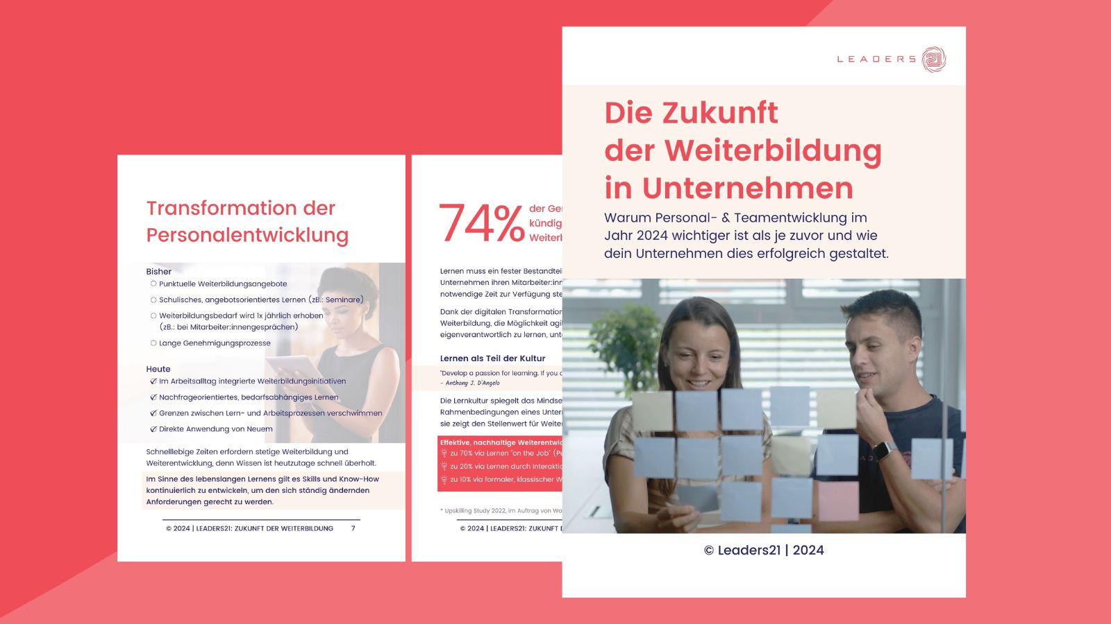 Kostenloses E-Book: Die Zukunft der Weiterbildung in Unternehmen - Leaders21